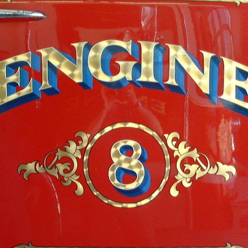Specialty Gold Leaf Lettering Chrome Vinyl Lettering